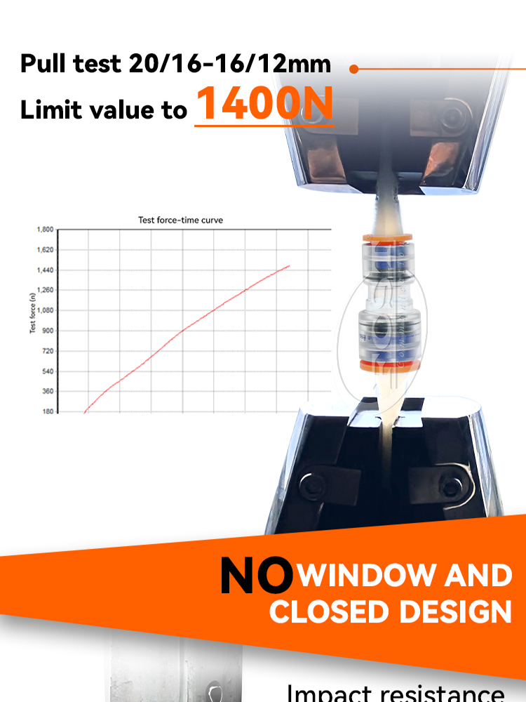 HDPE Micro Duct Reducer Connector 7/4mm to10/6mm - Buy microduct push fit, push-fit microduct ...