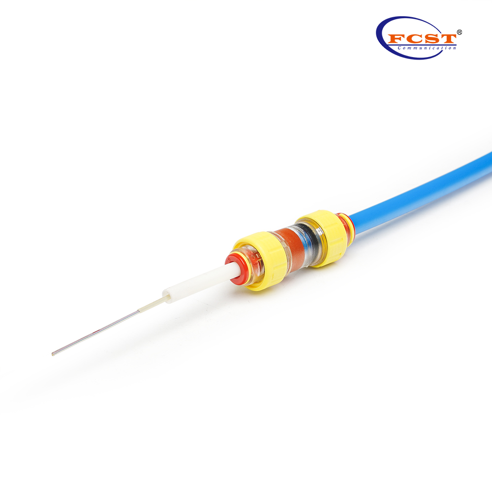 Gas Block Micro Duct Connector Reducer For HDPE Microduct Connection