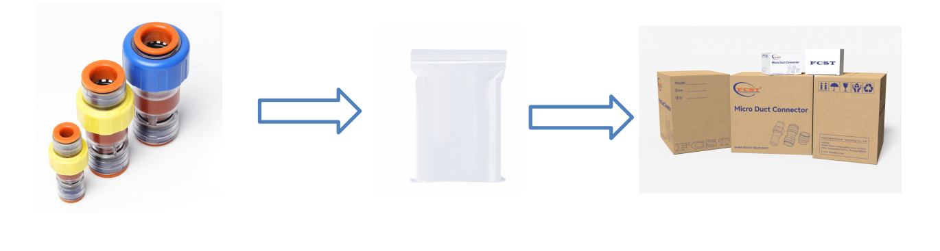 8-6mm Gas-Water Block Micro Duct Connector